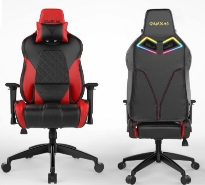 GAMDIAS ACHILES E1L RGB GAMING CHAIR, Furniture & Home Living ...