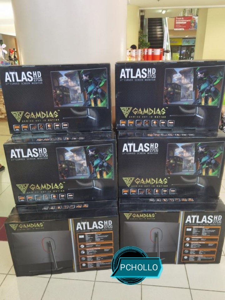 GAMDIAS MONITOR ATLAS HD27CG 165HZ CURved GAMING MONITOR, Computers ...