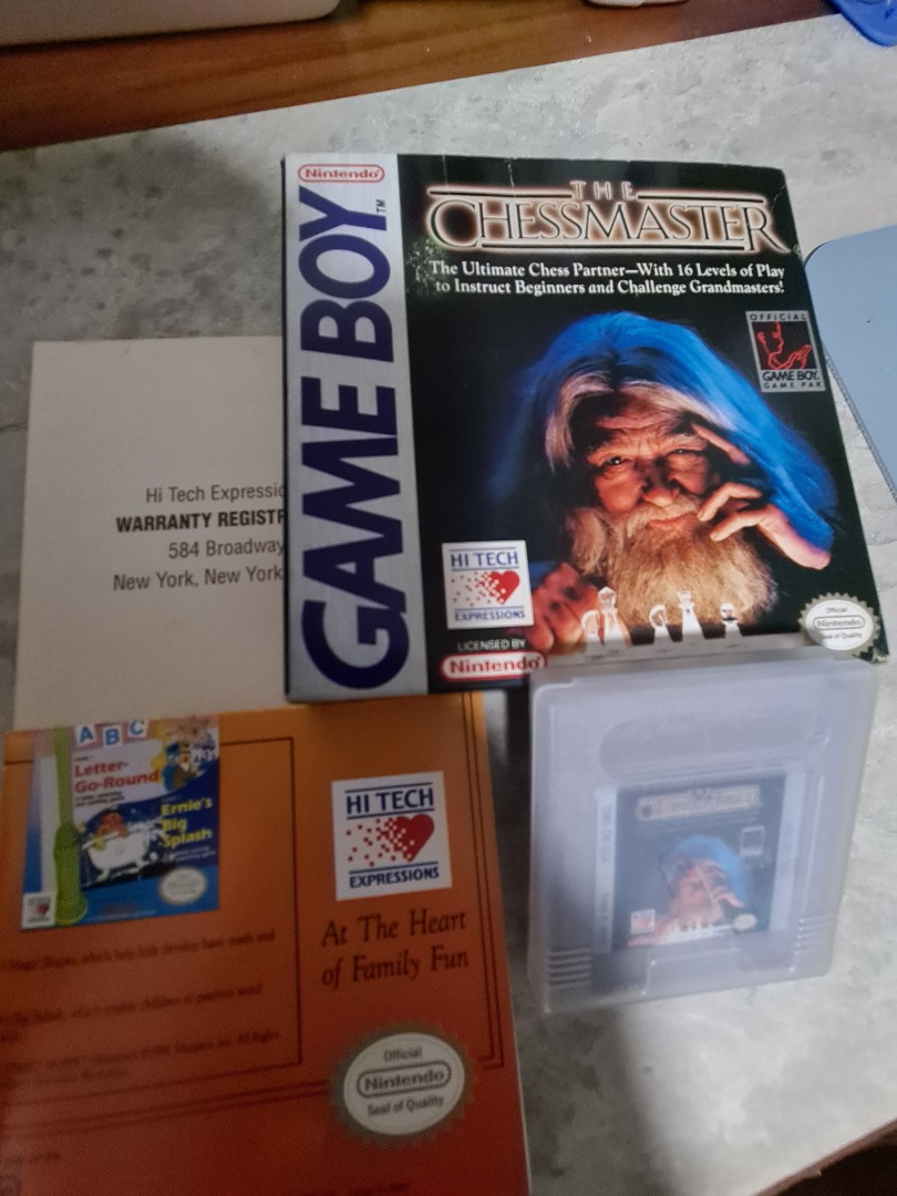 Gameboy The Chessmaster, Video Gaming, Video Games, Nintendo on Carousell