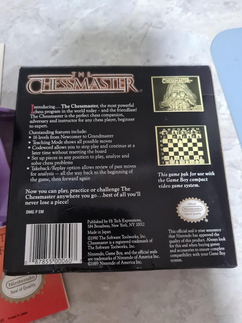 Gameboy The Chessmaster, Video Gaming, Video Games, Nintendo on Carousell