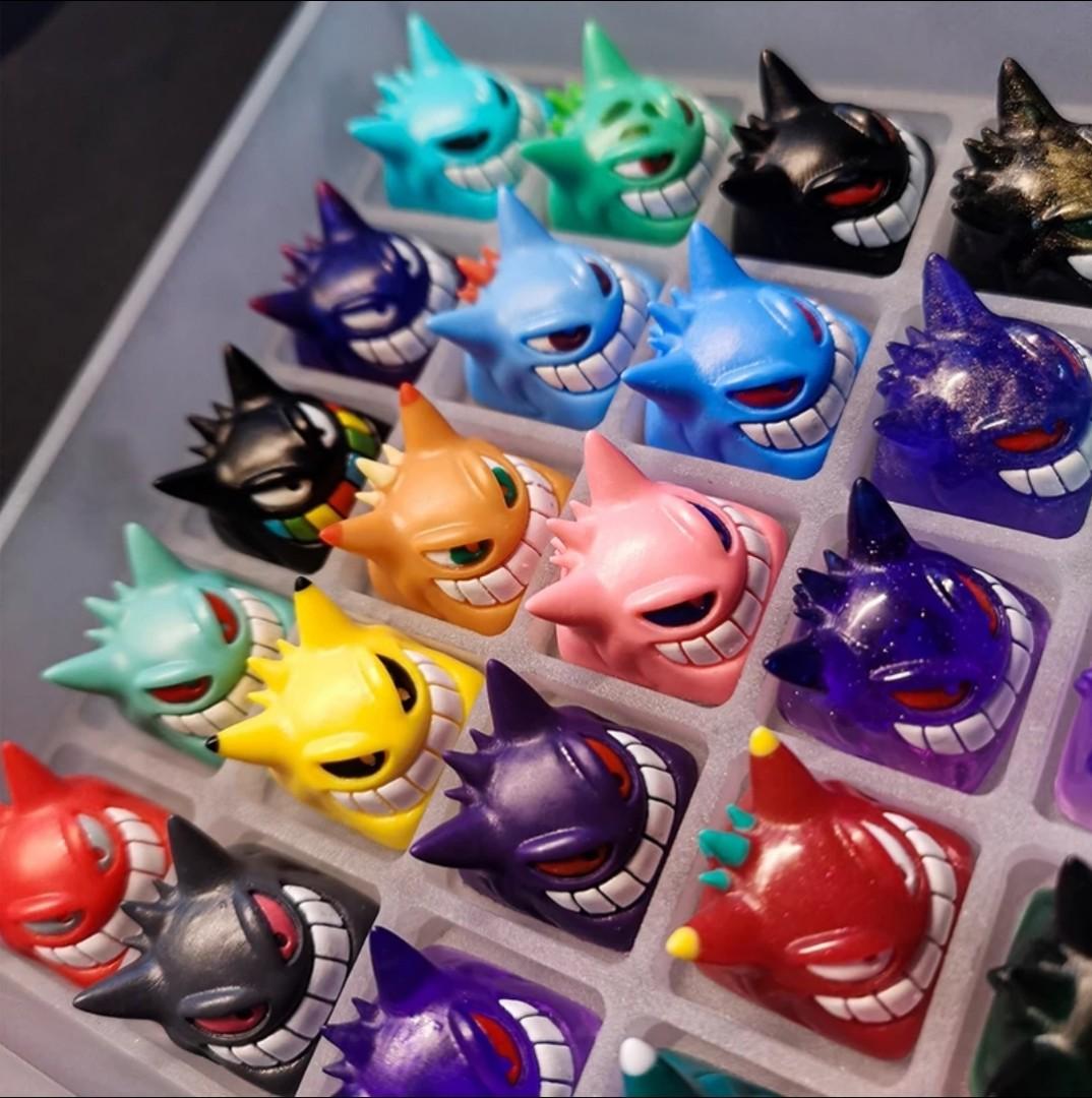 Gengar artisan Keycaps Custom keyboard, Computers & Tech, Parts ...