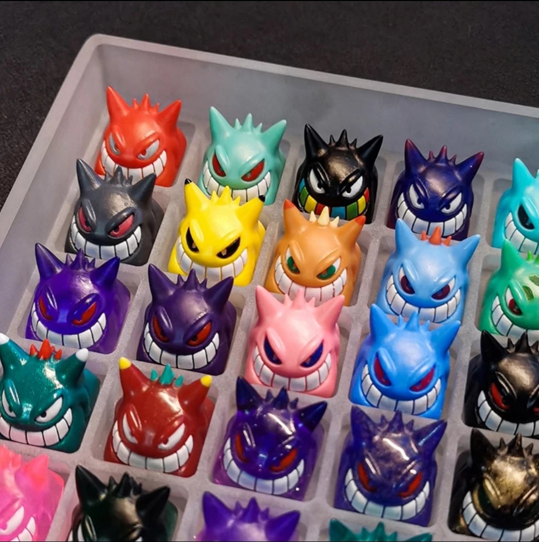 Gengar artisan Keycaps Custom keyboard, Computers & Tech, Parts ...