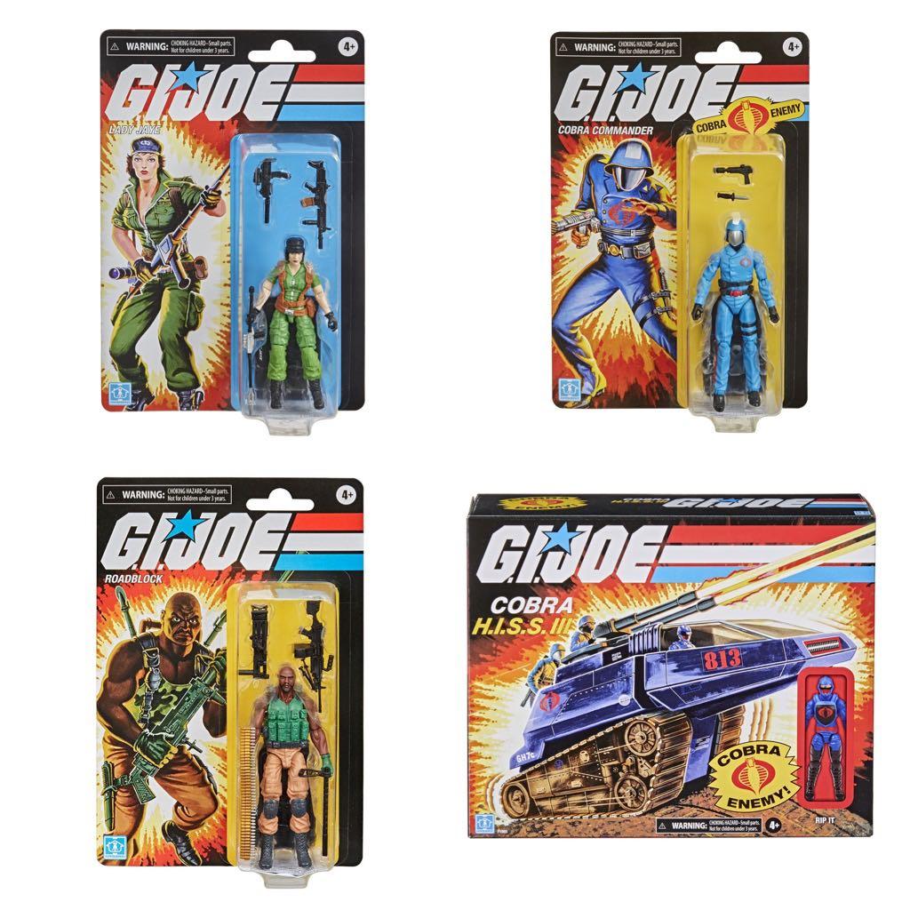 G.I. Joe GI Retro Collection Cobra F.A.N.G. FANG Duke Stalker Lady Jaye ...