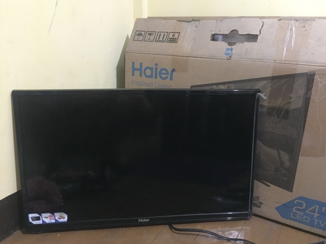 Haier 24” LED TV, TV & Home Appliances, TV & Entertainment, TV on Carousell
