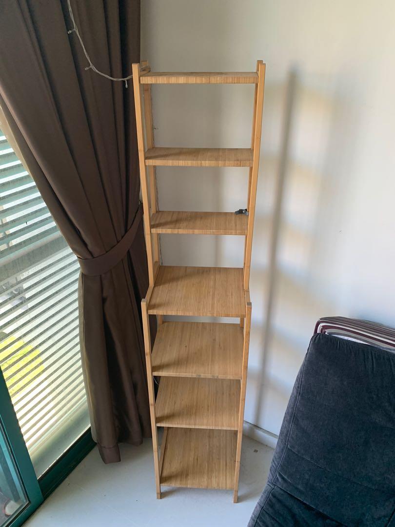 IKEA bamboo Ragrund shelving unit, Furniture & Home Living, Furniture ...