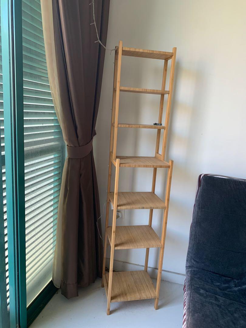 IKEA bamboo Ragrund shelving unit, Furniture & Home Living, Furniture ...
