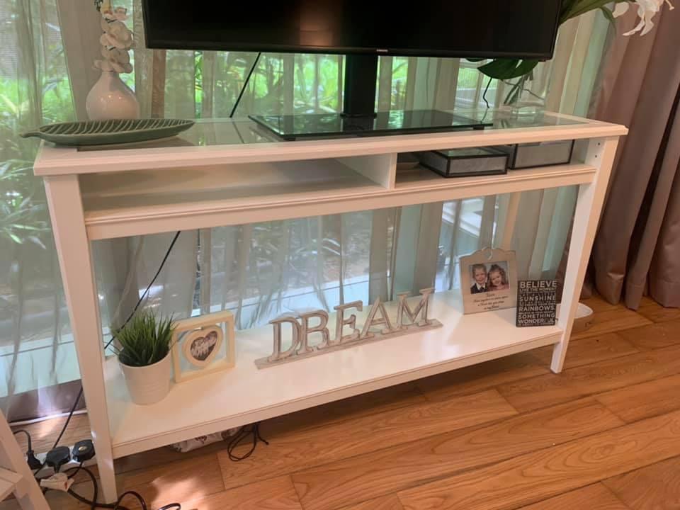 Ikea LIATORP console table, Furniture & Home Living, Furniture, Shelves ...