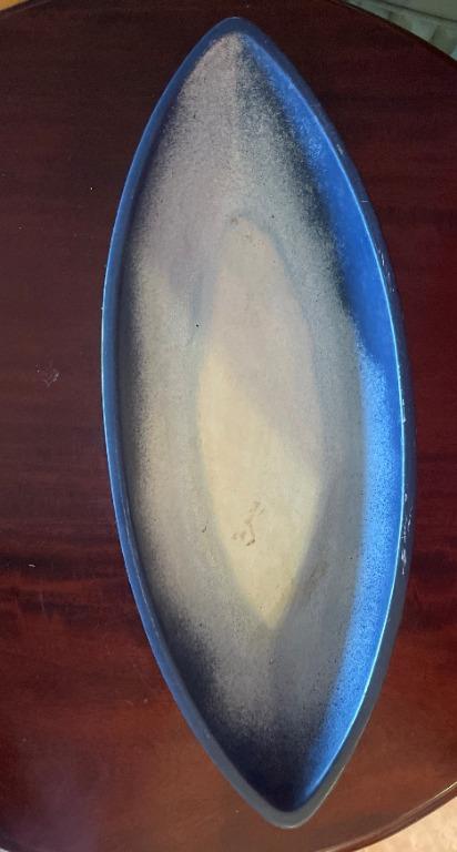 CERMAMIC Ikebana boat shape vase, Furniture & Home Living, Home Decor ...