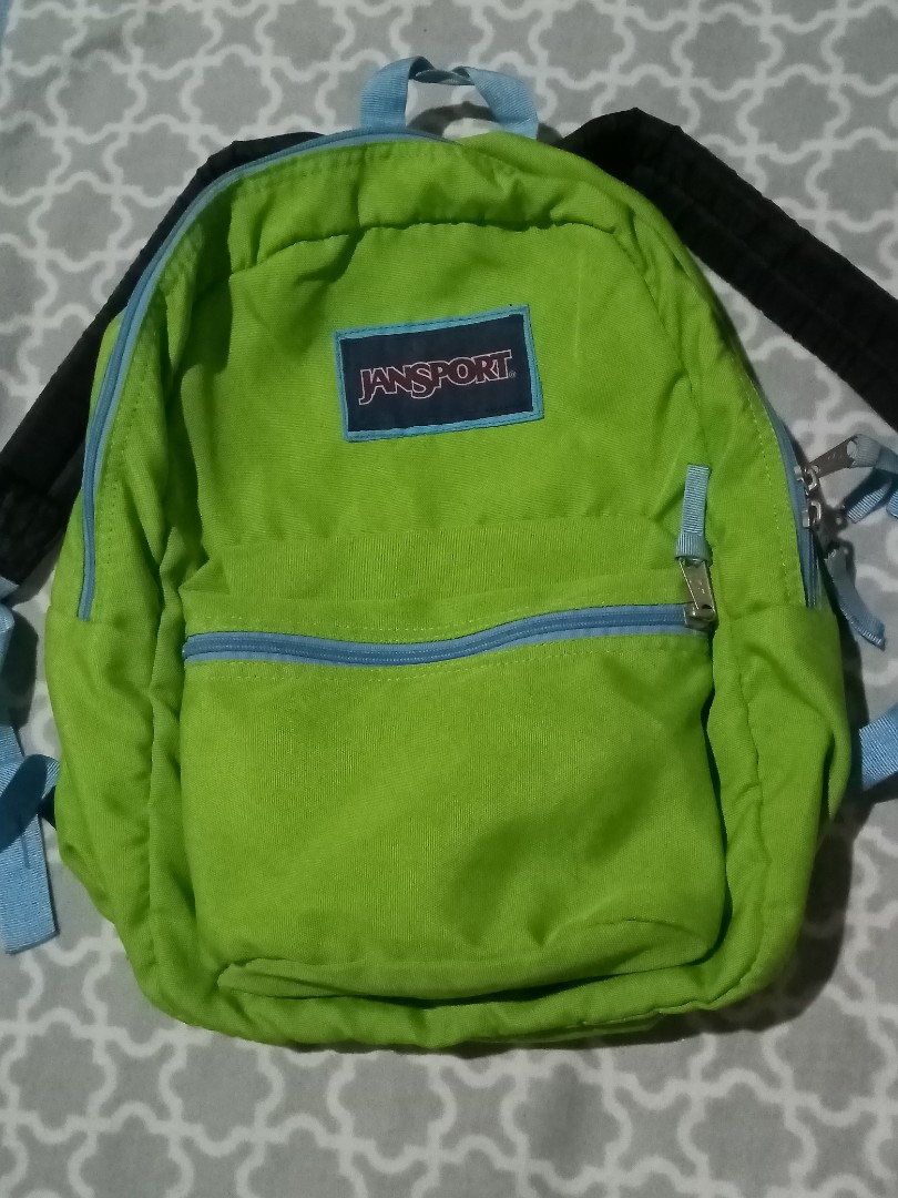 Jansport Green Backpack, Women's Fashion, Bags & Wallets, Backpacks on ...