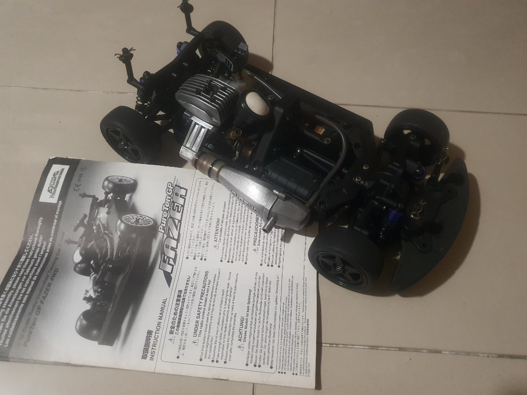 Kyosho Nitro Fazer with 2.4Ghz radio and New bodyshell, Hobbies & Toys ...