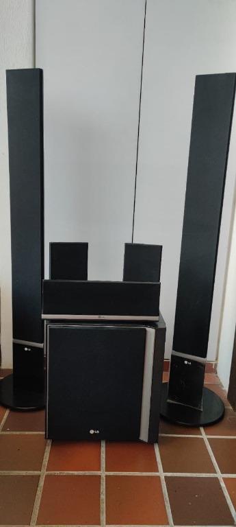 LG Home Theatre 5.1 Surround Sound Speakers + DVD Player, Audio ...
