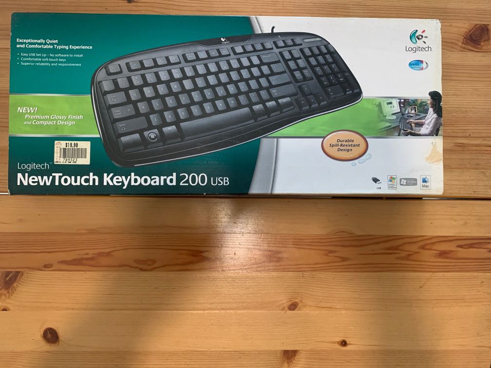 Logitech 200 USB keyboard, Computers & Tech, Parts & Accessories ...
