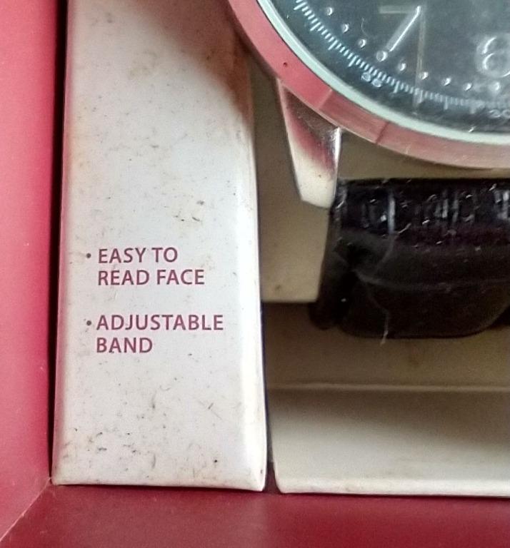 Merona Watch (by Target) Mens Analog Classic Style Black FMDMD115 ...