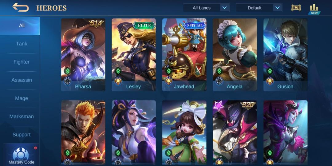 Mobile Legend Chou Hero skin account, Video Gaming, Video Games, Others ...