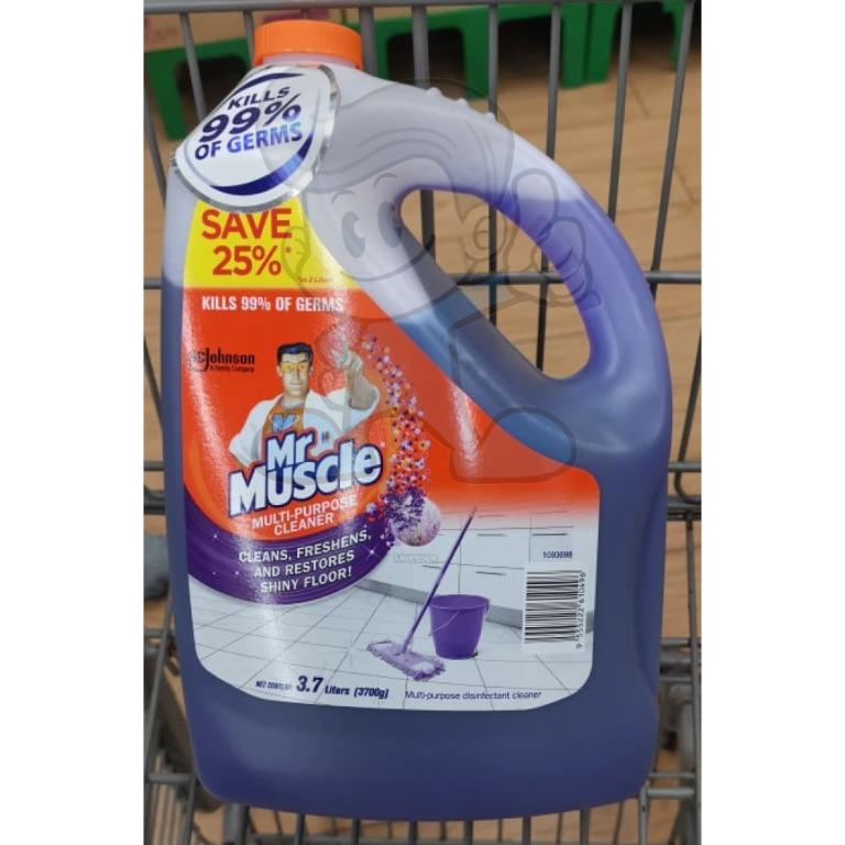 Mr. Muscle Multi Purpose Disinfectant Cleaner Lavender 3.7L, Furniture ...