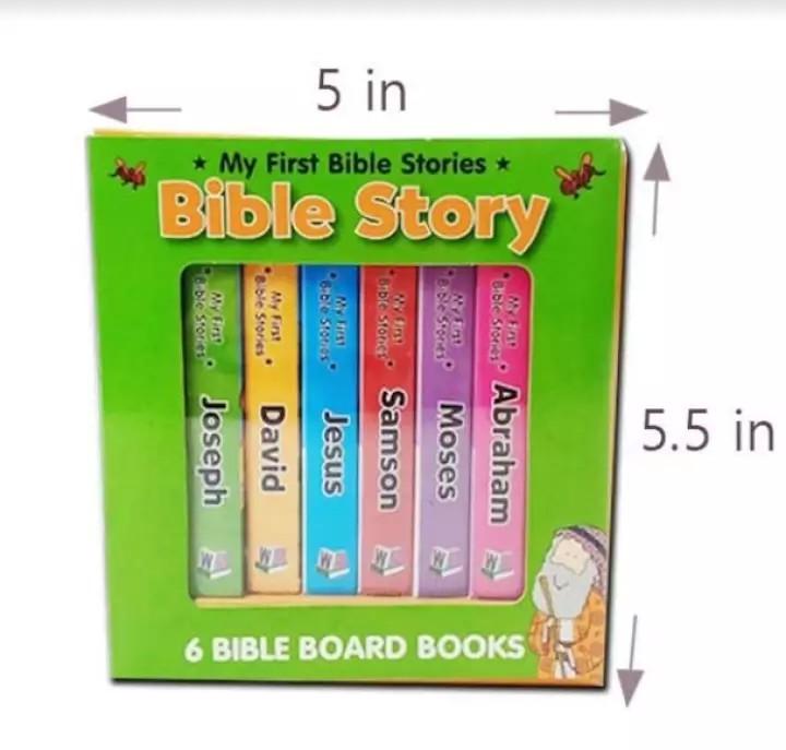 My First Bible Stories Box Set (6 Board Books) BOARD BOOKS FOR KIDS ...