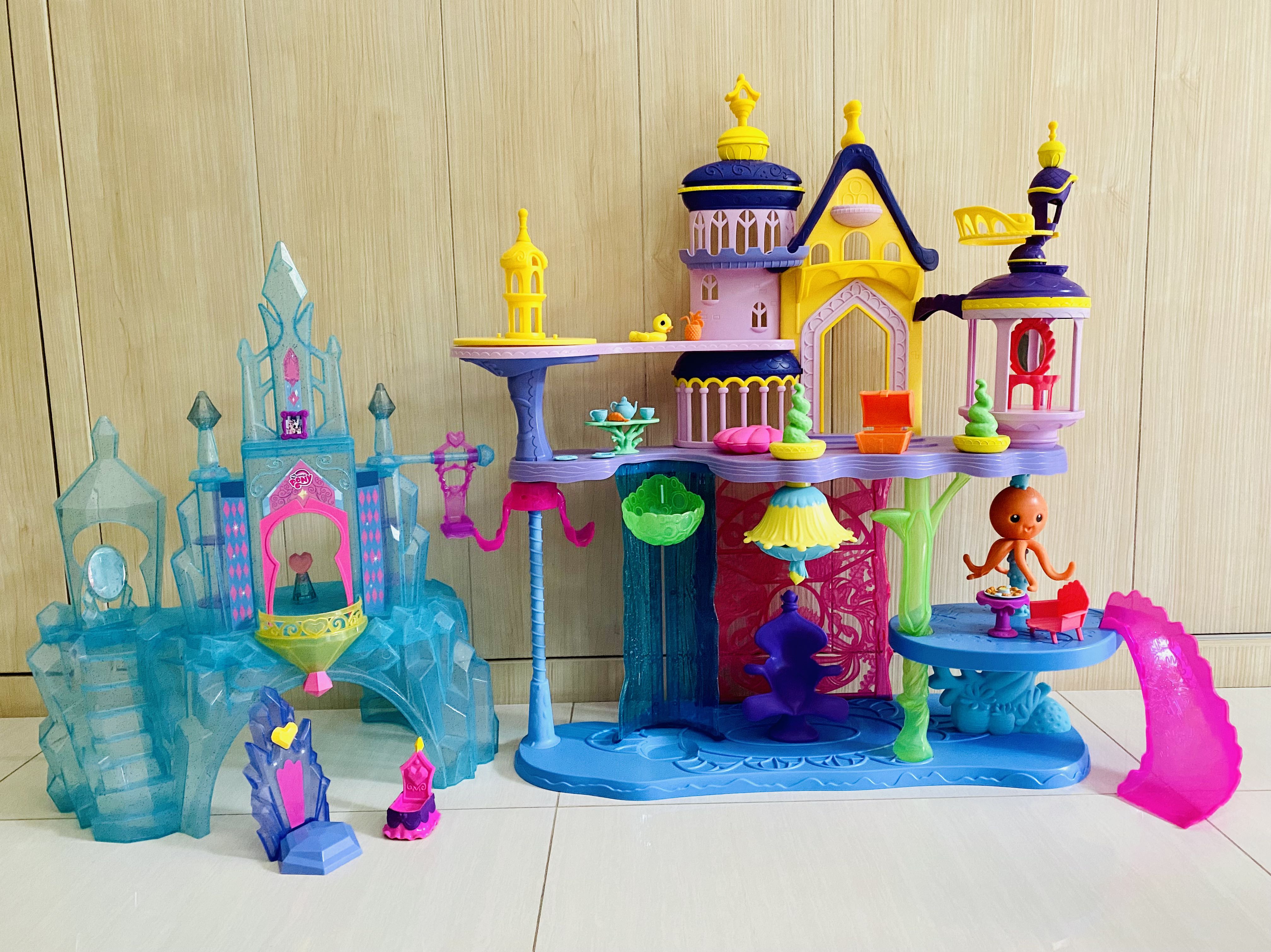 My Little Pony - Equestria Crystal Empire Castle and Movie Canterlot ...