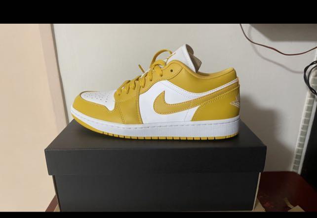 Nike Air Jordan Mustard 9.5, Men's Fashion, Footwear, Sneakers on Carousell