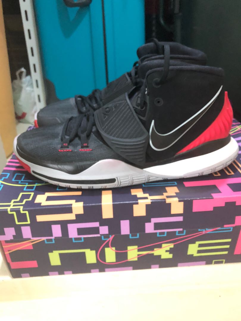 Nike Basketball Shoes Nike Kyrie 6 Bred colourway., Men's Fashion ...