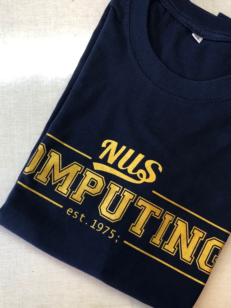 NUS Varsity Computing Tee, Men's Fashion, Tops & Sets, Tshirts & Polo ...