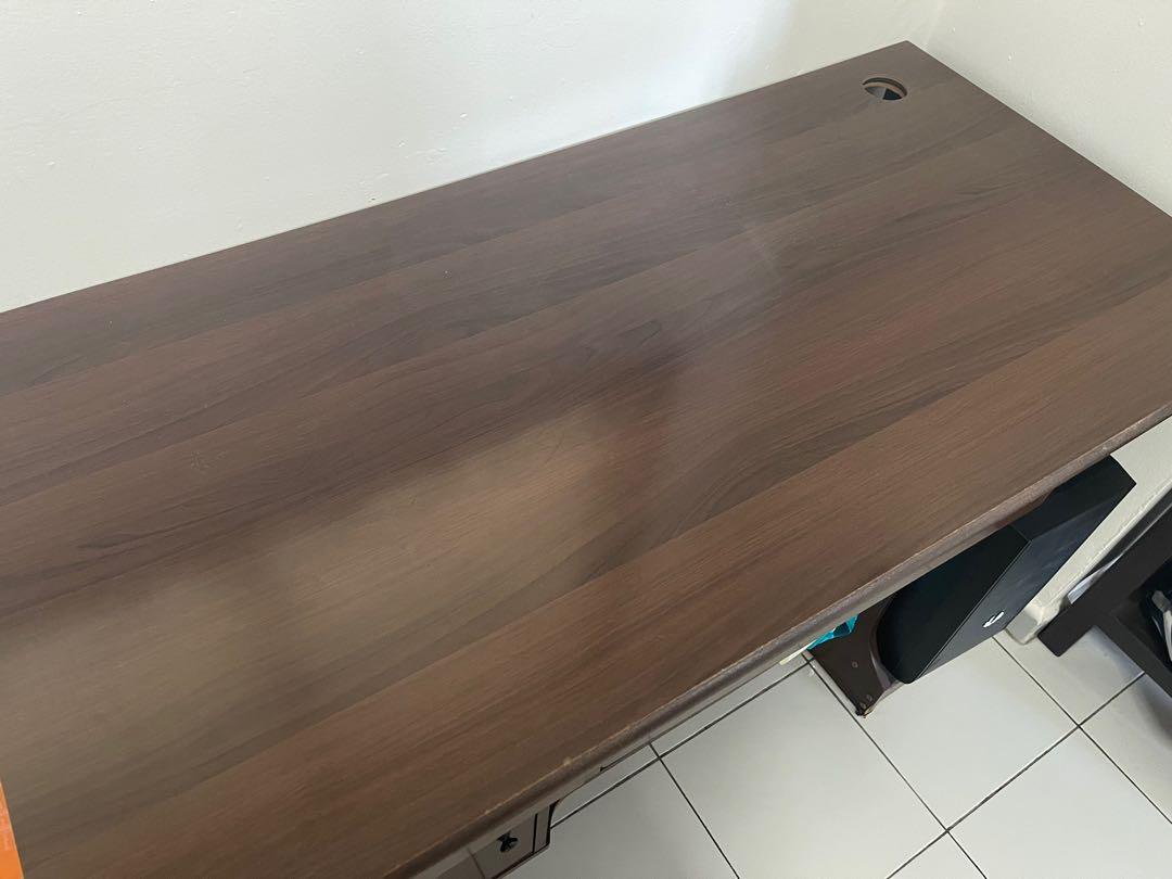 Old computer table, Furniture & Home Living, Furniture, Shelves ...