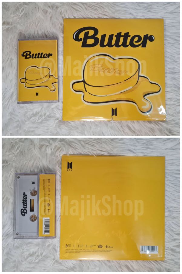 BTS Butter Vinyl and Cassette (First Release), Hobbies & Toys, Music ...