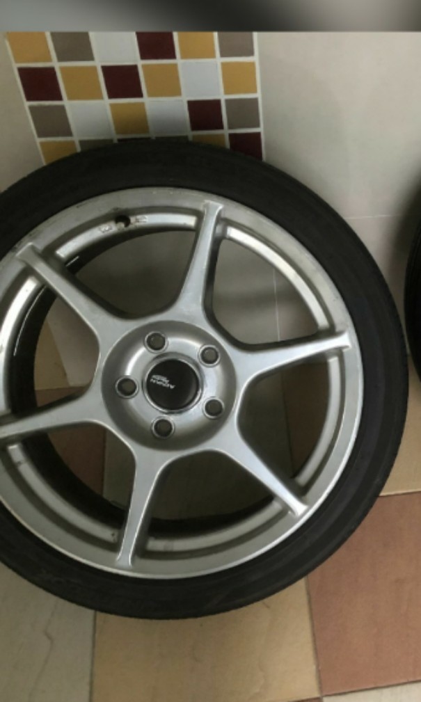 P1 Buddy Club 1st gen flat face 17", Car Accessories, Tyres & Rims on ...