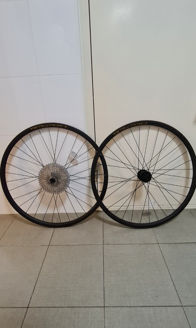 Polygon heist x7 700c Wheelset, Sports Equipment, Bicycles & Parts ...