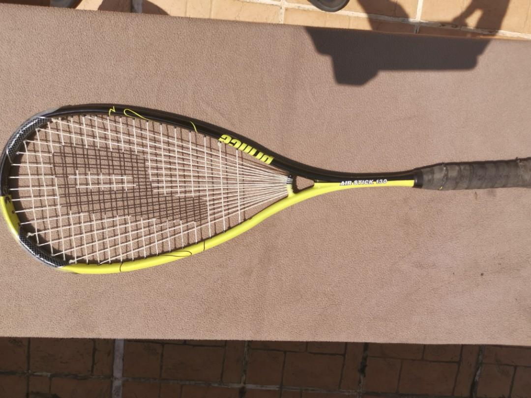 Prince air stick 130 squash racket / racquet, Sports Equipment, Sports ...