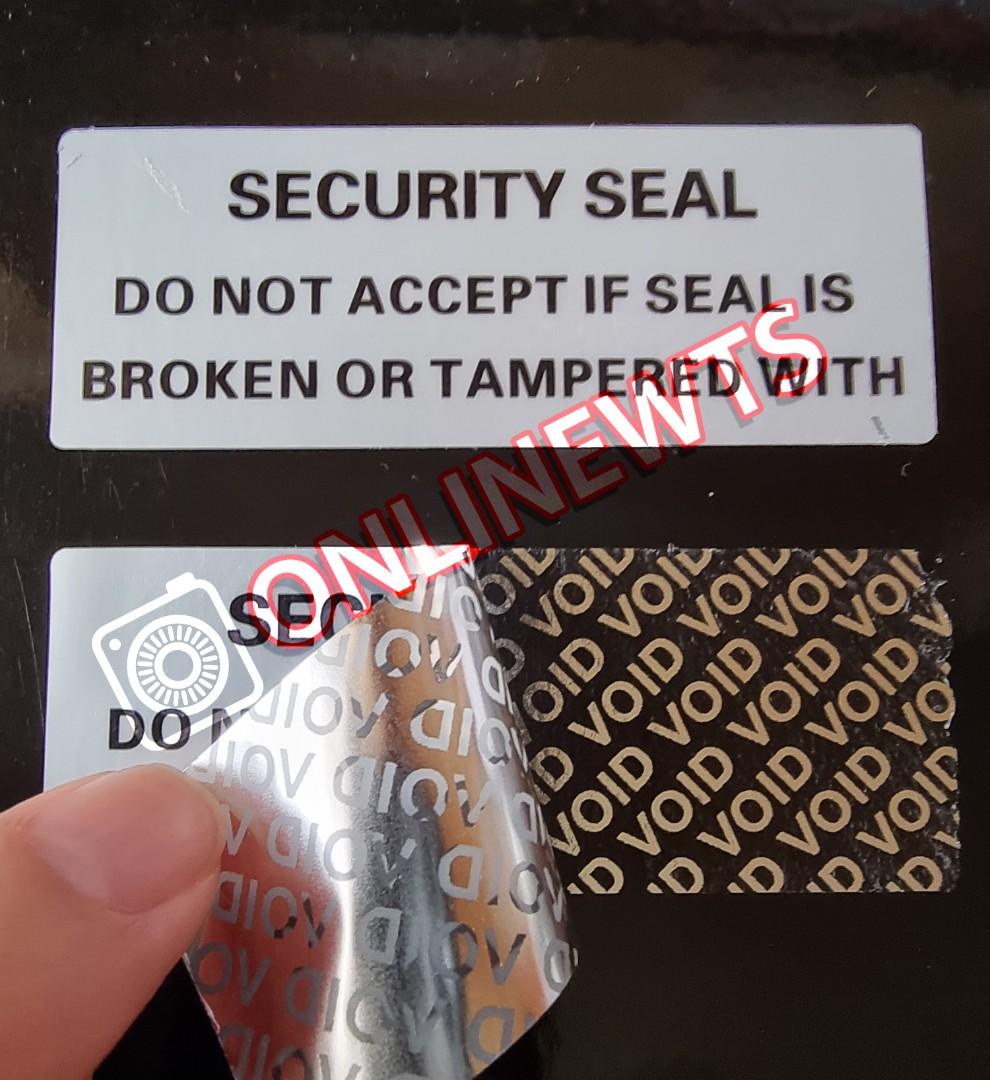 Security Void Sticker - Tampered Proof, Everything Else on Carousell