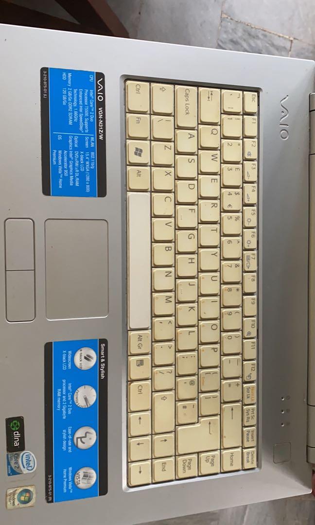 Sony laptop old model for sale, Computers & Tech, Laptops & Notebooks ...