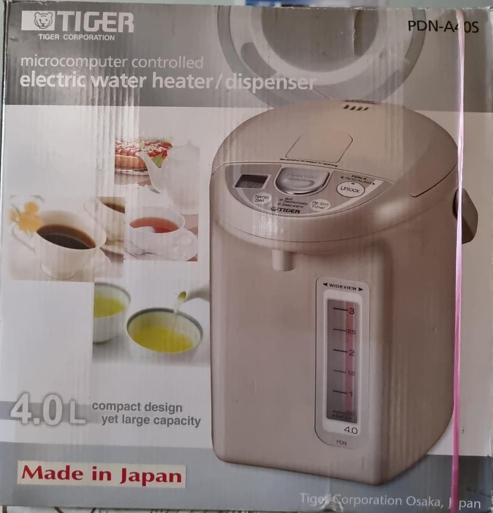 Tiger 4L Electric water heater dispenser, TV & Home Appliances, Kitchen ...