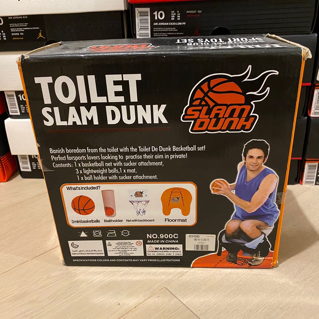 Toilet Slam Dunk, 興趣及遊戲, 玩具 & 遊戲類 - Carousell