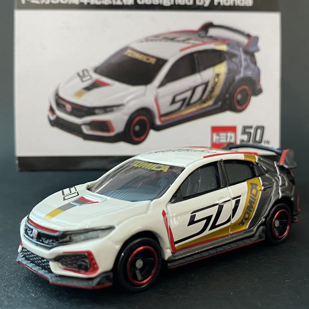 Tomica Honda Civic Type R 50th, Hobbies & Toys, Toys & Games on Carousell