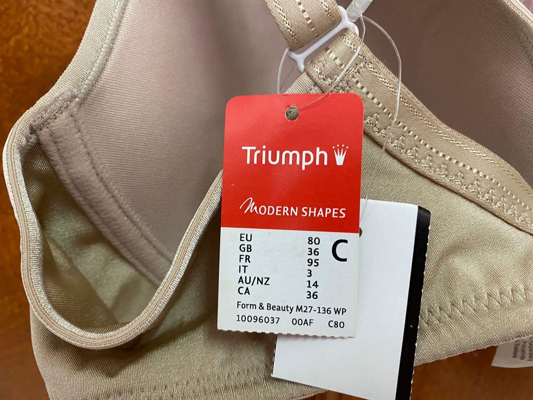 Triumph Bra, C80, New, Women's Fashion, Activewear on Carousell