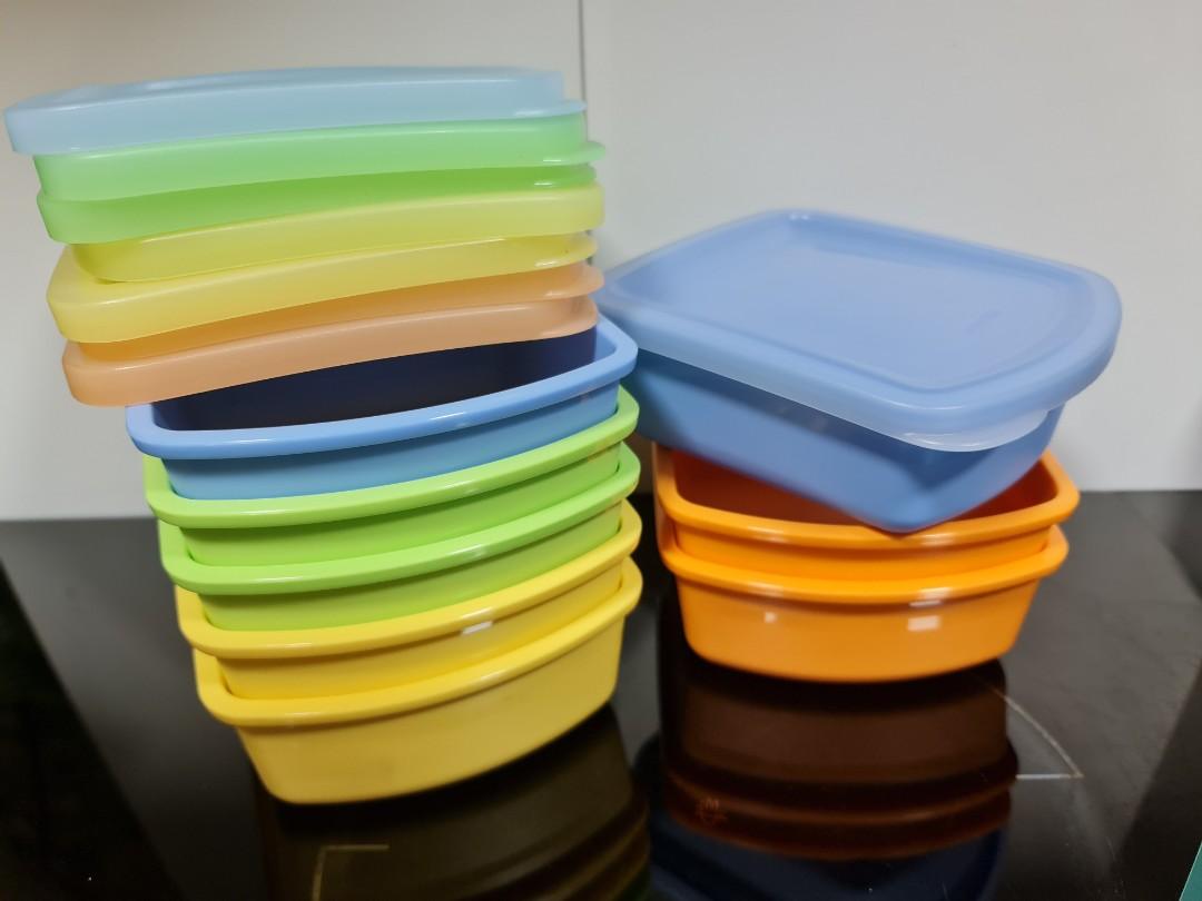 Tupperware Rectangular Container sets of 6, TV & Home Appliances ...