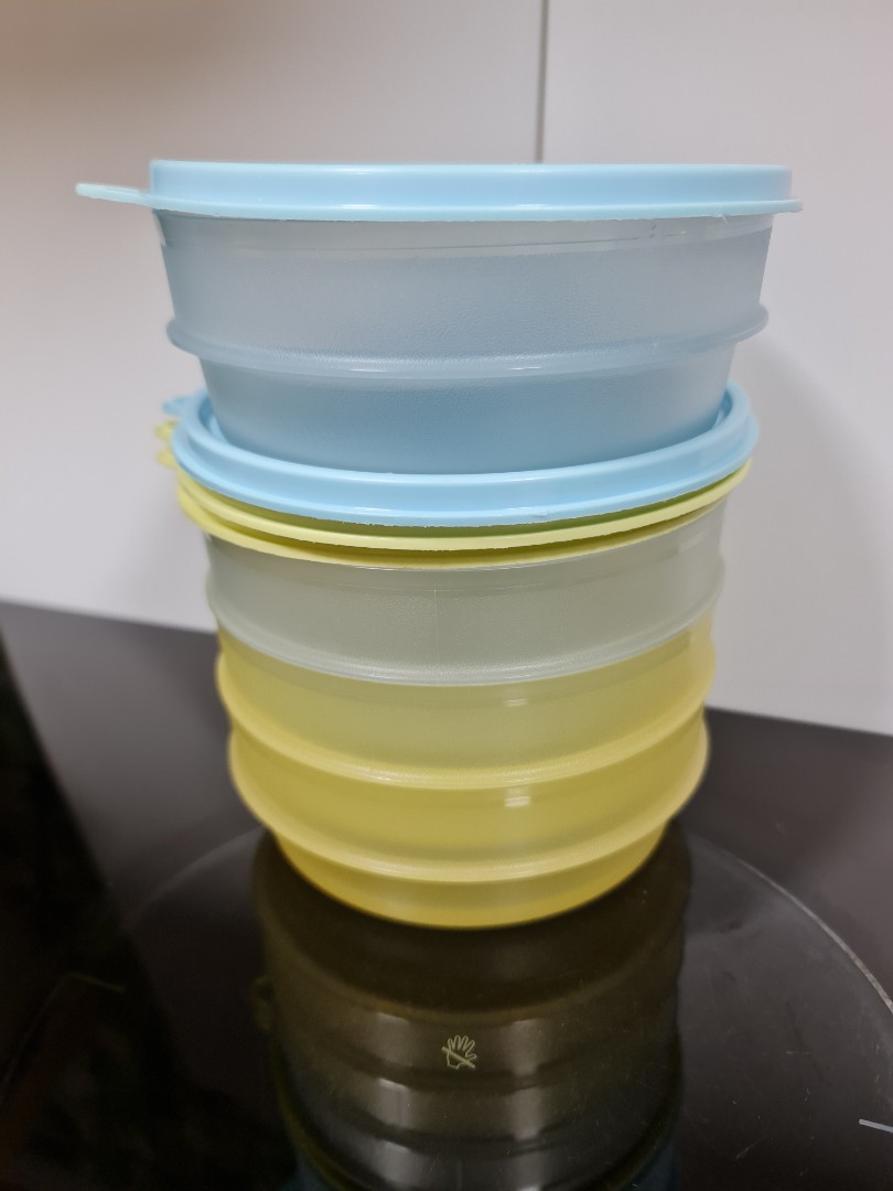Tupperware Round Container sets of 4, Furniture & Home Living ...