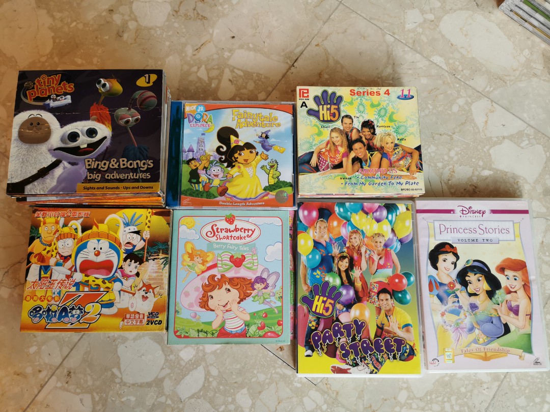 Assorted VCDs suitable for Kindergarten kids, Hobbies & Toys, Music ...