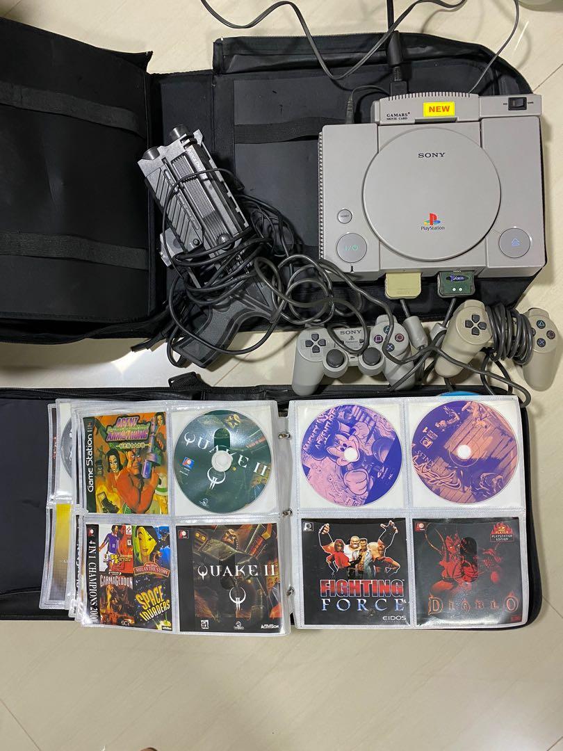 Vintage ps1 with countless games, Video Gaming, Video Game Consoles ...