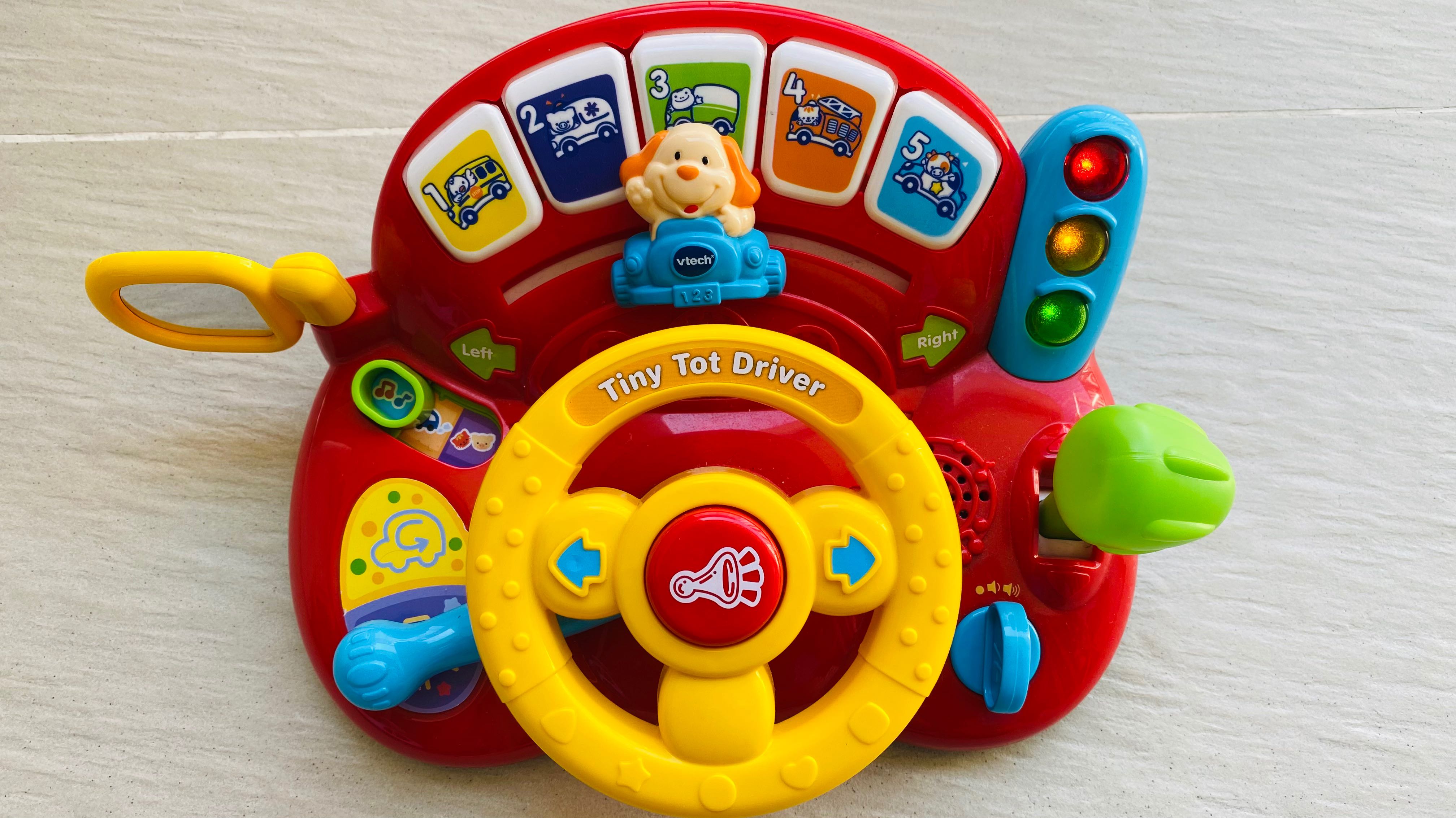 Vtech Baby Tiny Tot Driver, Babies & Kids, Infant Playtime on Carousell