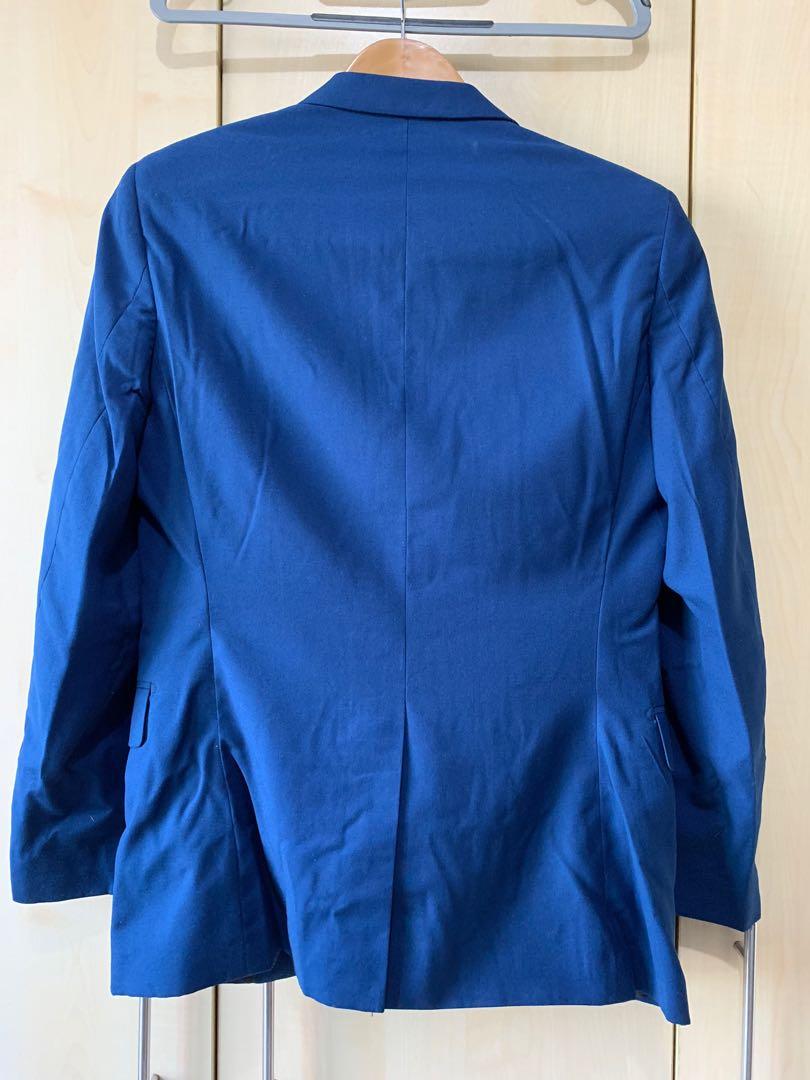 Wharton Blue Full Suit, Men's Fashion, Coats, Jackets and Outerwear on ...