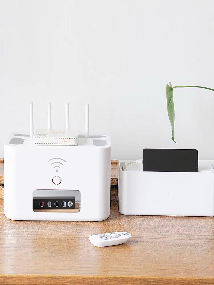 Wifi router storage box, Furniture & Home Living, Home Improvement ...