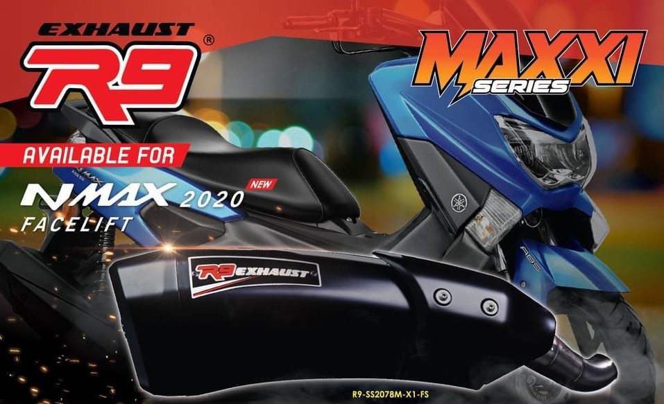yamaha nmax v2 exhuast r9 maxxi series, Motorcycles, Motorcycle ...