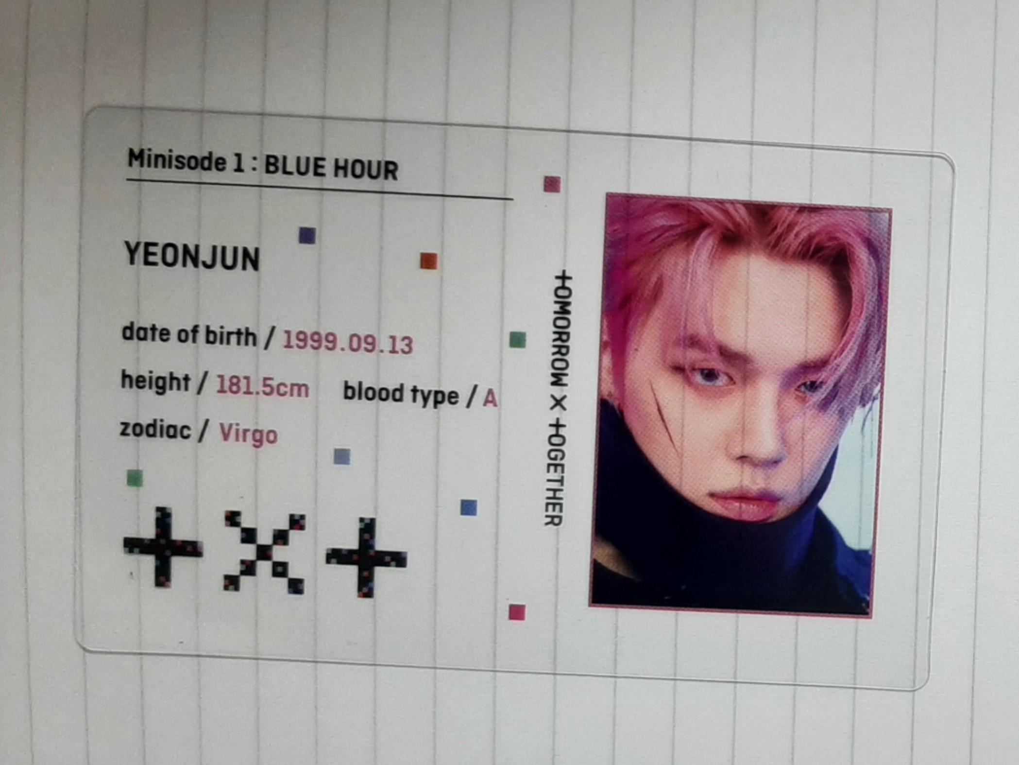 YEONJUN MINISODE BLUE HOUR VR PC, Hobbies & Toys, Memorabilia ...