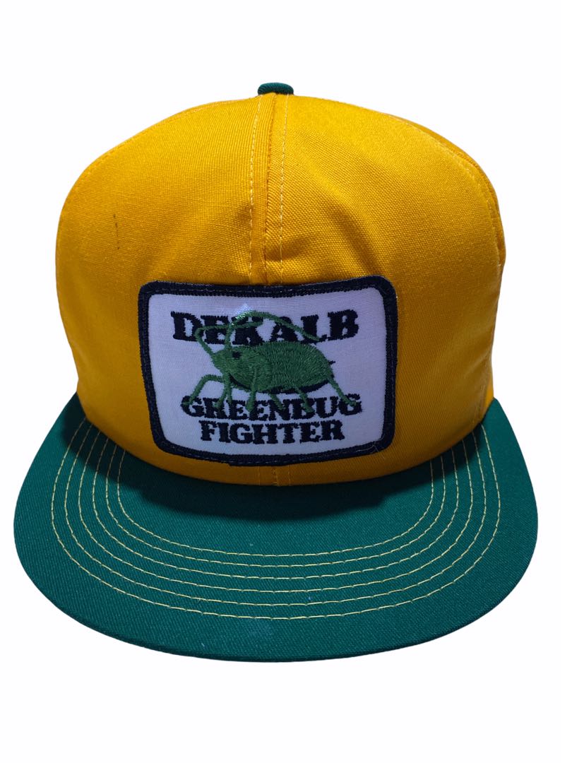 100% Original Vintage Cap DEKALB GREENBUG patch Farmer Trucker snapback ...