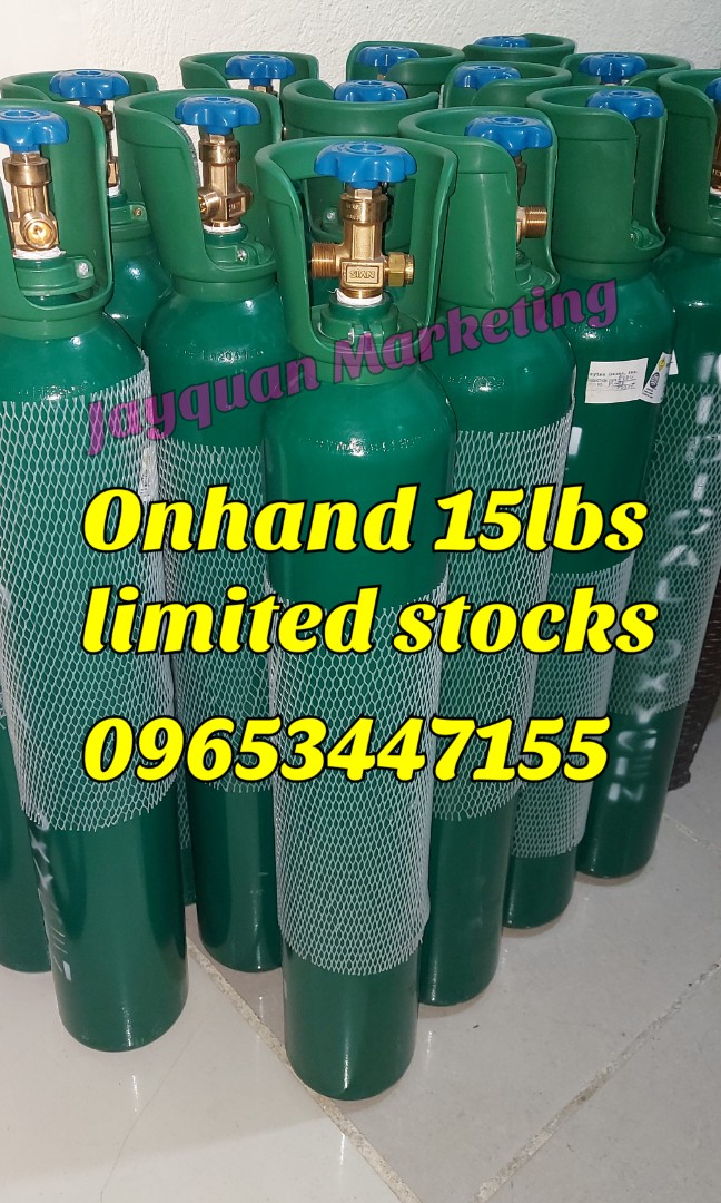 15lbs medical oxygen tank complete set, ready to use, Health ...