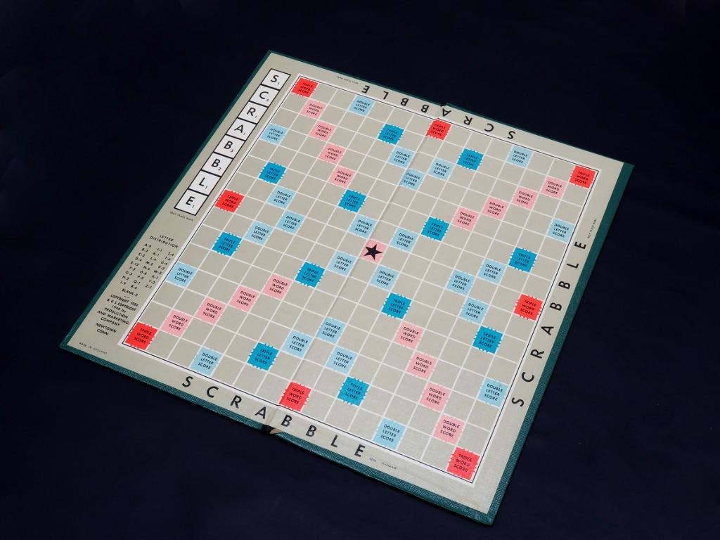 1950's SCRABBLE *Complete Set* - Vintage Spear's Games Made in England, Hobbies & Toys ...