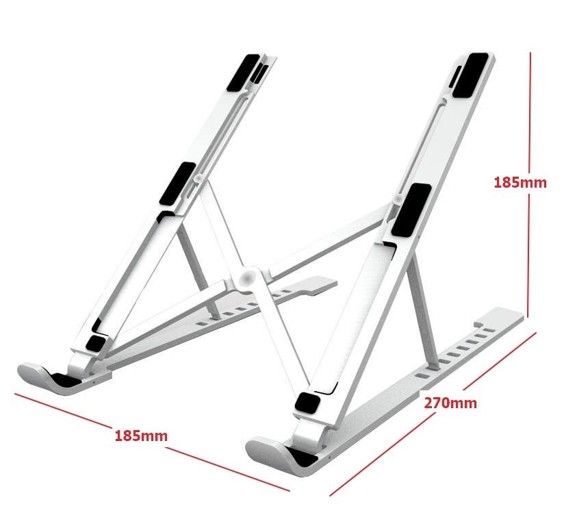 Adjustable Portable Laptop Stand, ABS Ergonomic Laptop Holder, 6-Levels ...