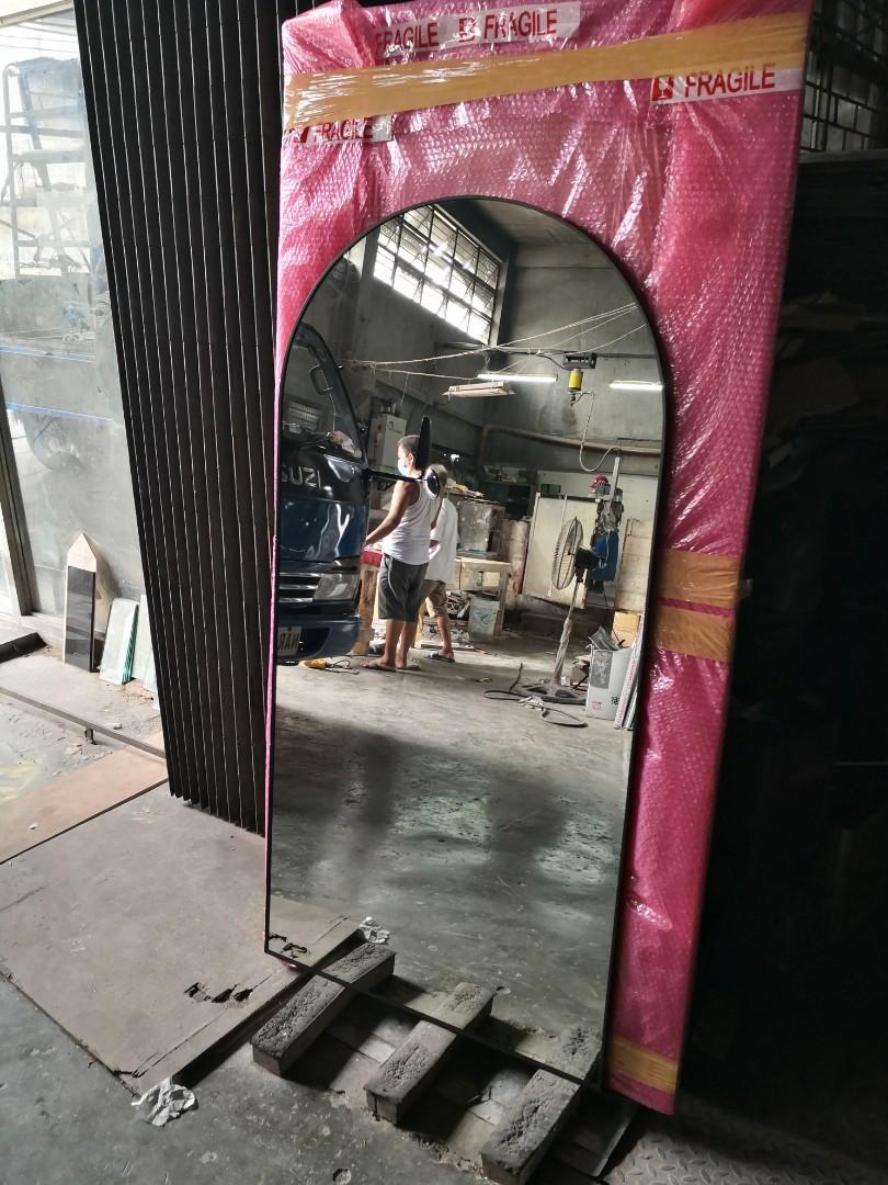 Arc Mirror with frame, Furniture & Home Living, Home Decor, Mirrors on ...