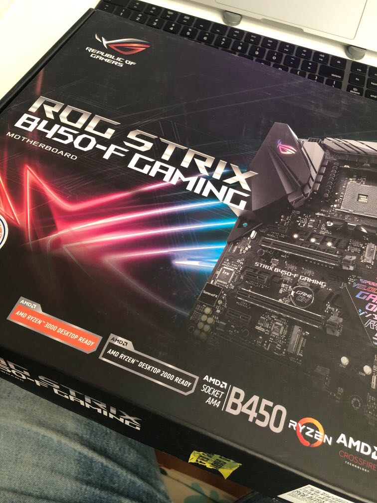 Asus B450-f, Ryzen 3700x & NZXT Kraken M22, Computers & Tech, Parts & Accessories, Computer ...